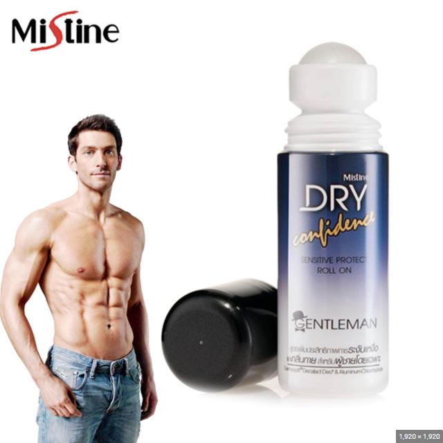 Mistine Dry Confidence Roll On 50ml. มี 3 กลิ่นให้เลือก (1 ขวด)มิสทิน ดราย คอนฟิเด้นซ์ โรลออน ...