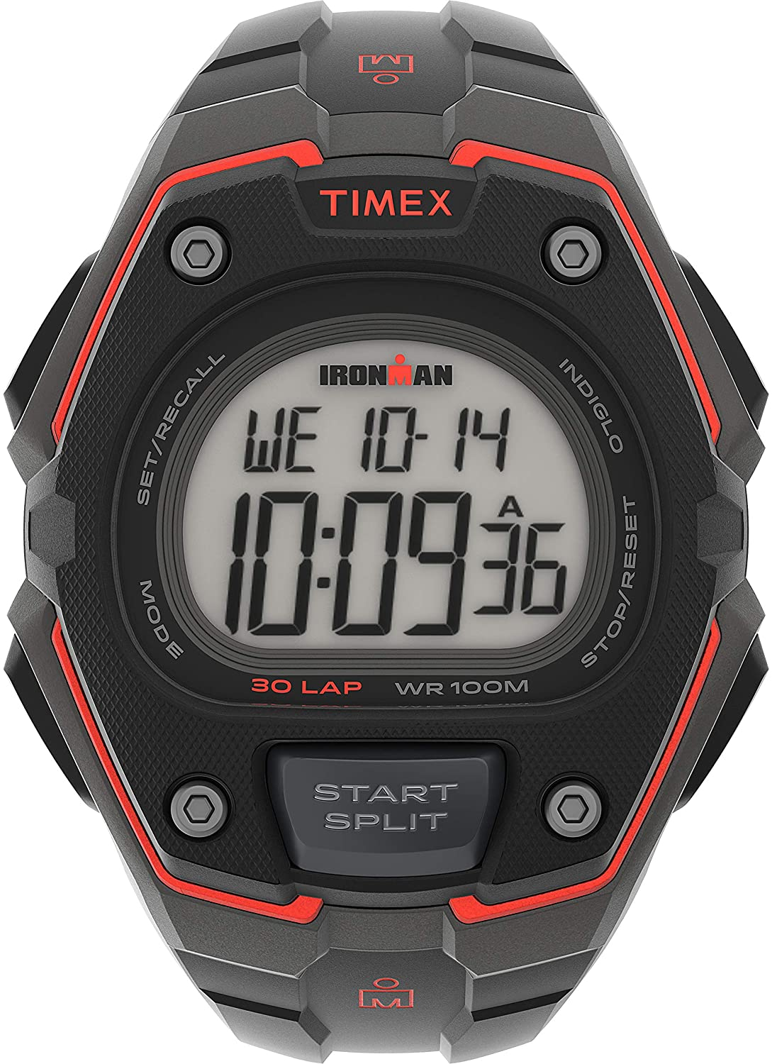 Timex Group Timex Ironman Classic 30 Oversized 43mm Watch Dark Gray ...