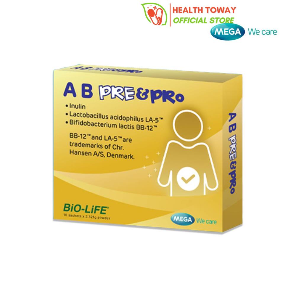 Mega We Care AB PrePro เมก้า วีแคร์ เอ บี พรีแอนด์โพร (10 ซอง) - เฮลท์ ...