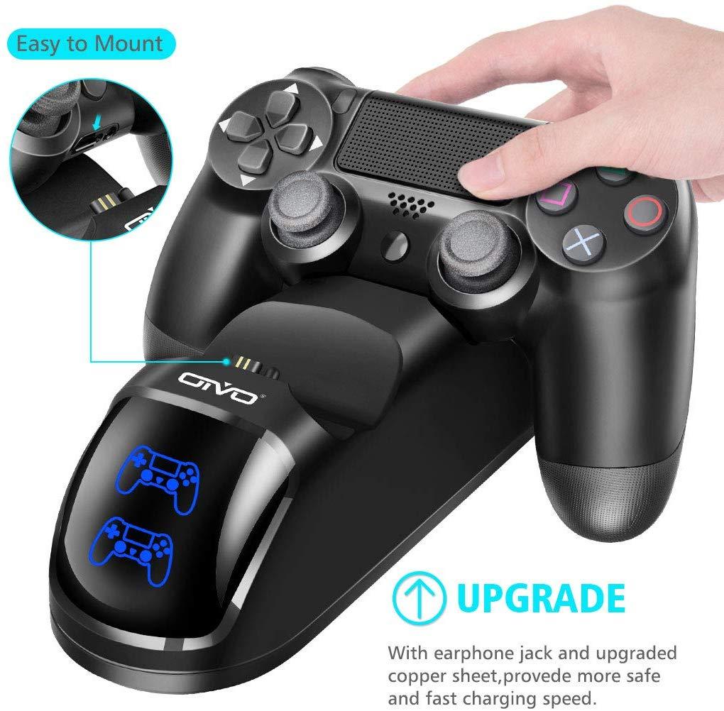 ที่ชาร์ท OIVO PS4 USB Dual Charging Charger Docking Station Stand PS4 ...