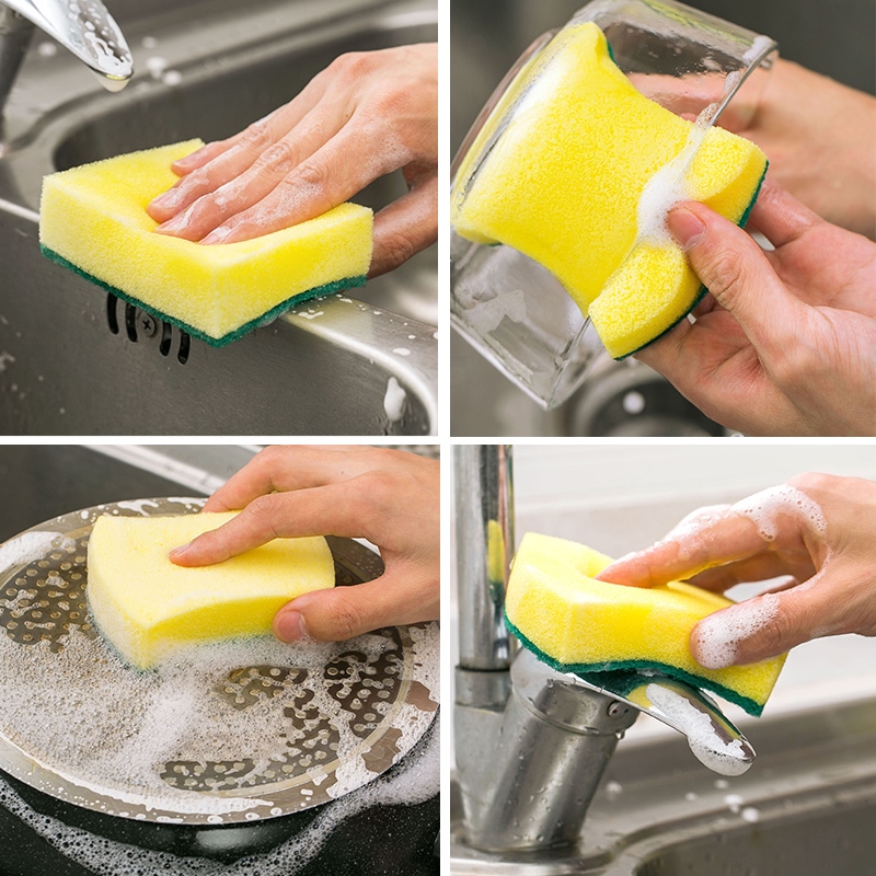 Easy to clean kitchen sponge microfiber cloth wipe the table home ...