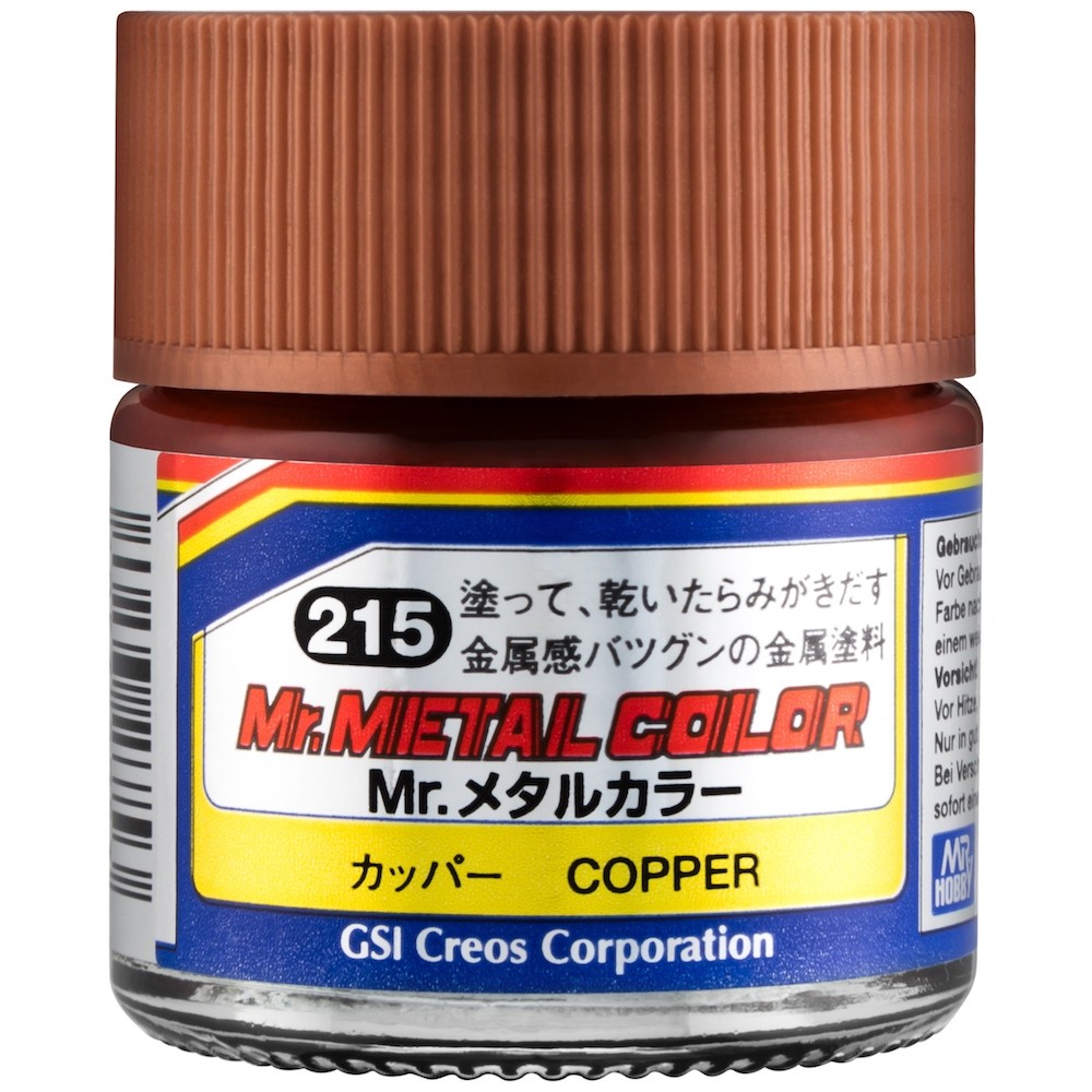 Mr.Hobby Mr.Metal Color MC215 Copper (10ml) 4973028738247 - Heaven Toys ...