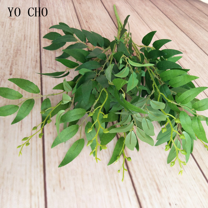 Cw】 Yo cho ประดิษฐ์ดอกไม้สีขาวพืชช่อดอกไม้งานแต่งงานตกแต่งดอกไม้ผ้าไหม ...