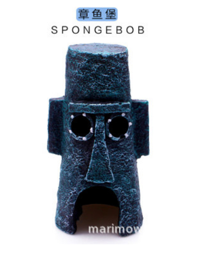 SpongeBob SquarePants เครื่องประดับตู้ปลาตัวละครรุ่นตกแต่งเค้กอะนิเมะ ...