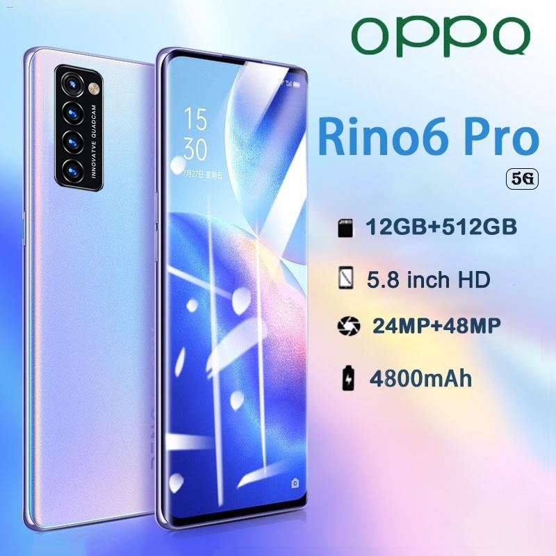 OPP0 rino6 โทรศัพท์มือถือ โทรศัพท์ แกะ12GB รอม512GB โทรศัพท์มือถือราคา ...