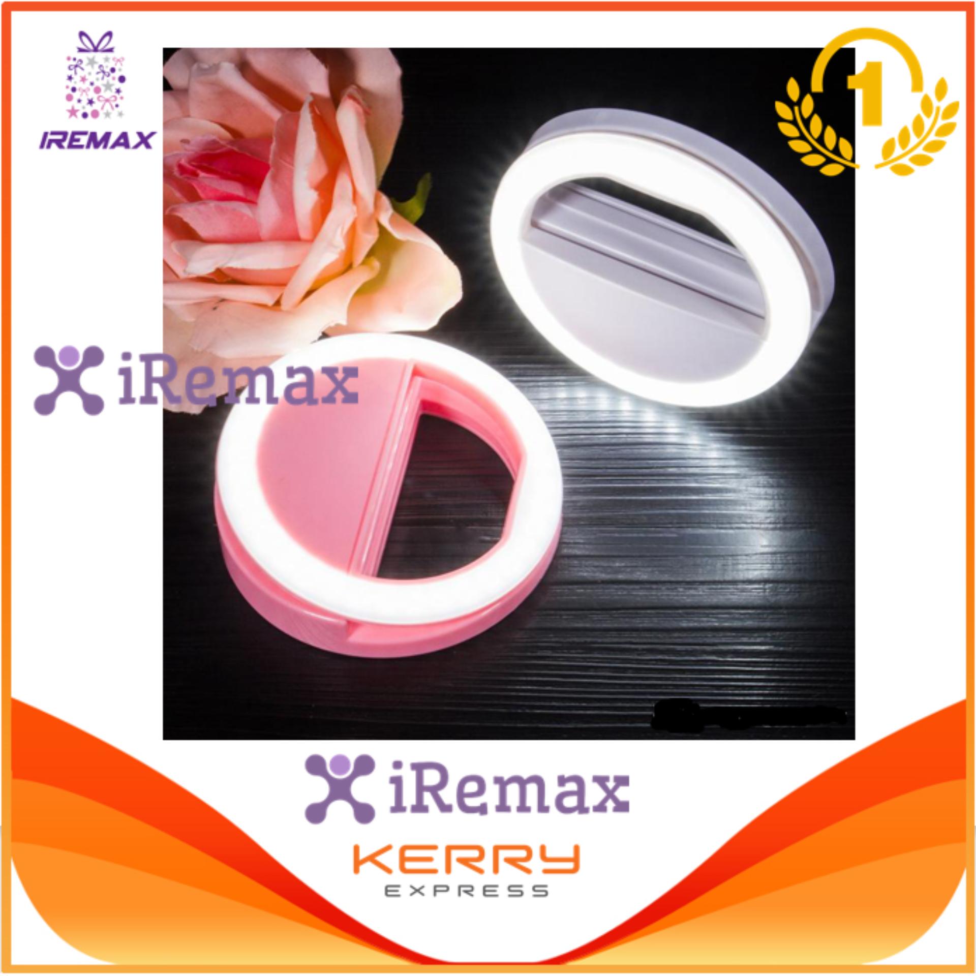 iRemax Selfie Ring Light ไฟวงแหวนเซลฟี่ สีขาว LED ปรับระดับความสว่างได้ถึง 3 ระดับ - BBT ...