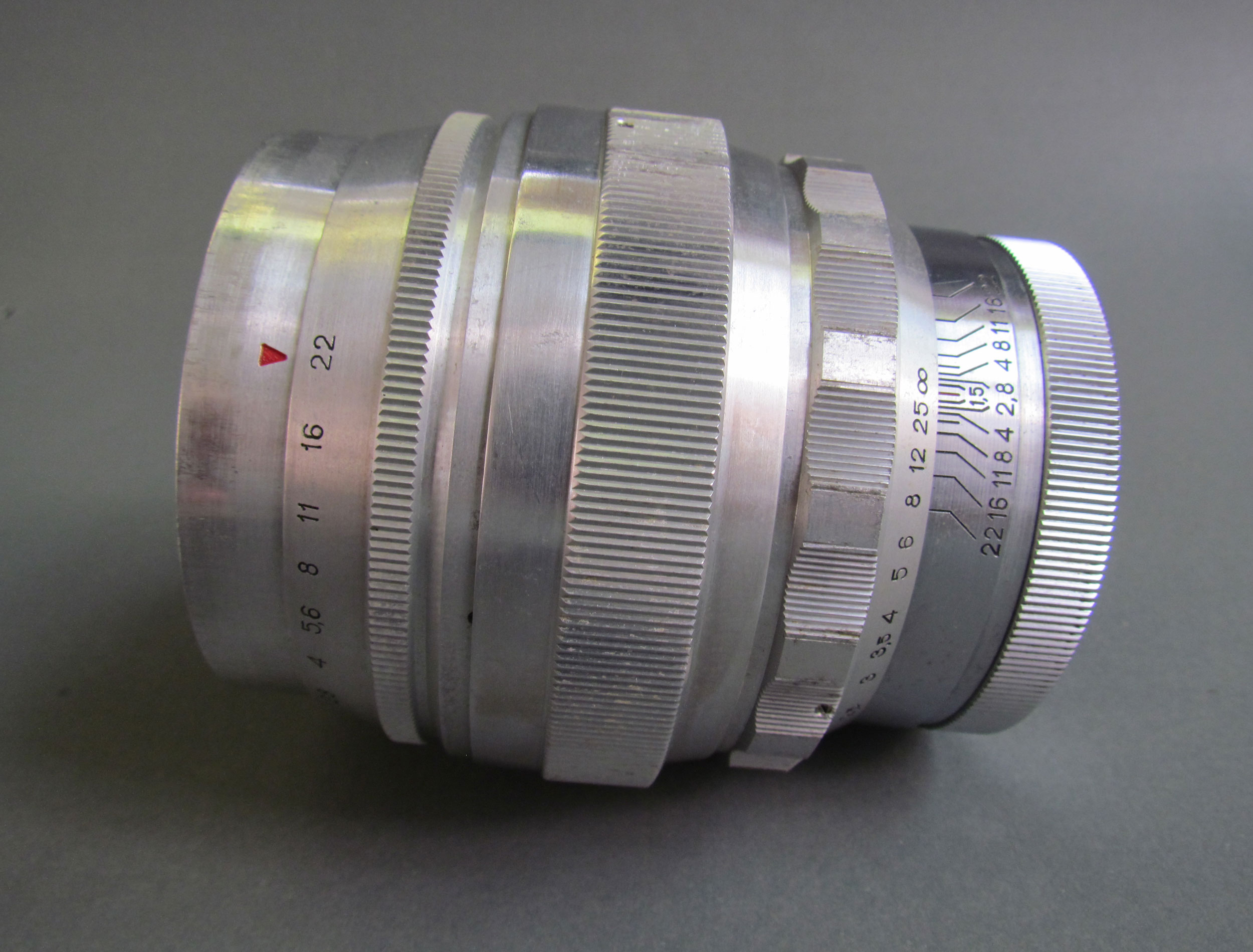 Helios สีเงิน no.623248 M44-2 Mount 39 ขนาด 85 mm f 1.5 เลนส์กล้อง มือ ...