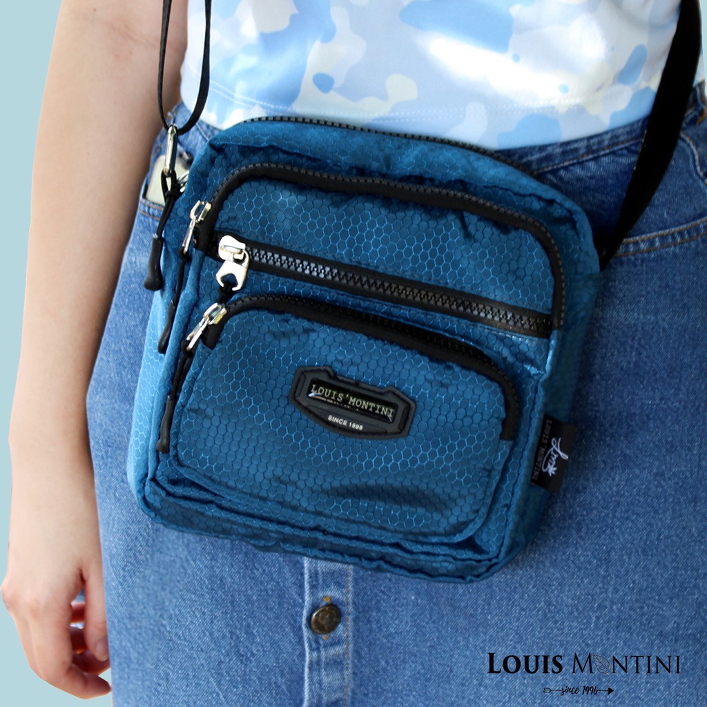 ใหม่ล่าสุด Louis Montini (Nylon Bag) กระเป๋าสะพายข้าง ผู้หญิง ใบเล็ก ...