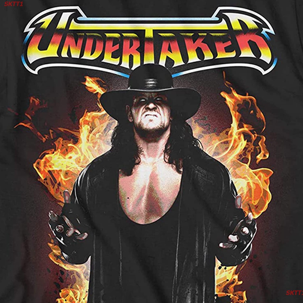 CX9P เสื้อยืดยอดนิยม WWE The Undertaker Fire Shirt - Lord Of Darkness ...