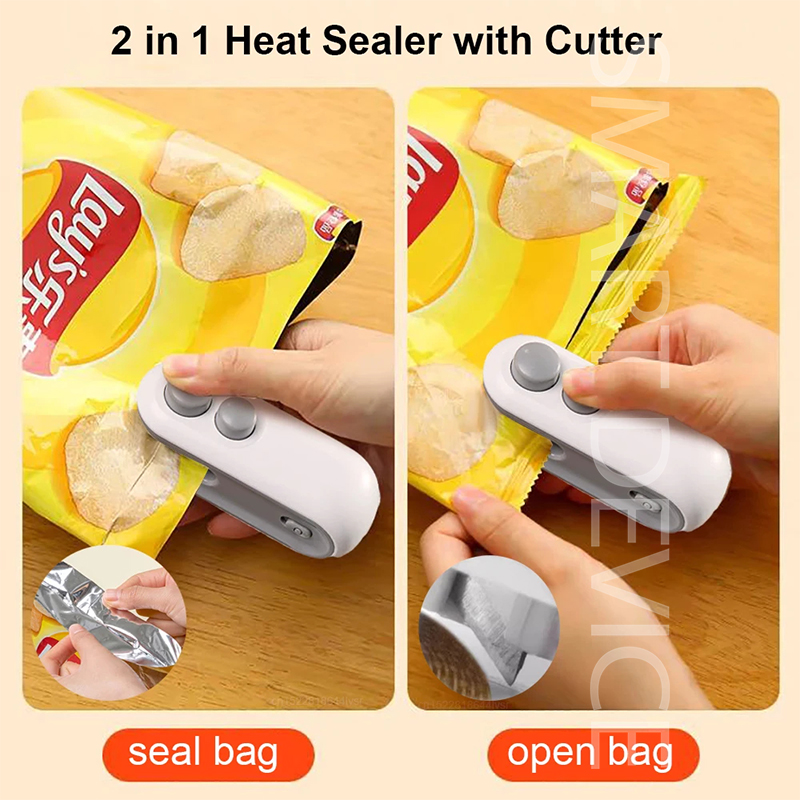 Mini sealing machine small household snack moisture-proof sealing tool ...