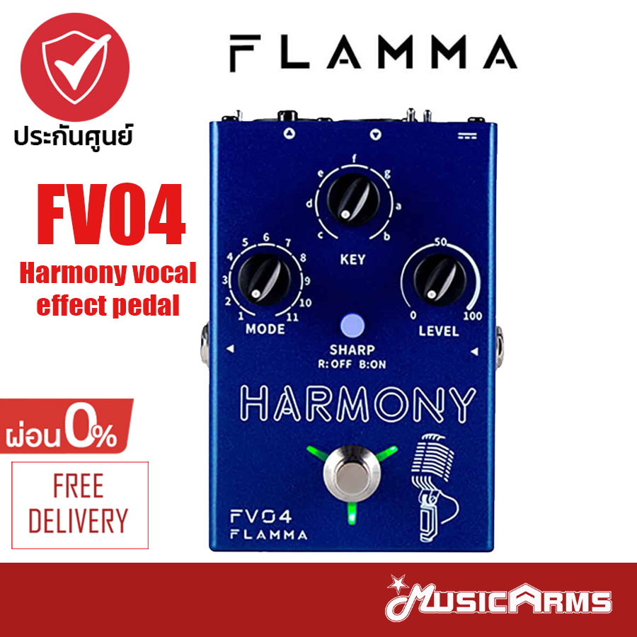 Flamma FV Series เอฟเฟคเสียงร้อง Flamma FV01 Correcior FV02 Doubling ...