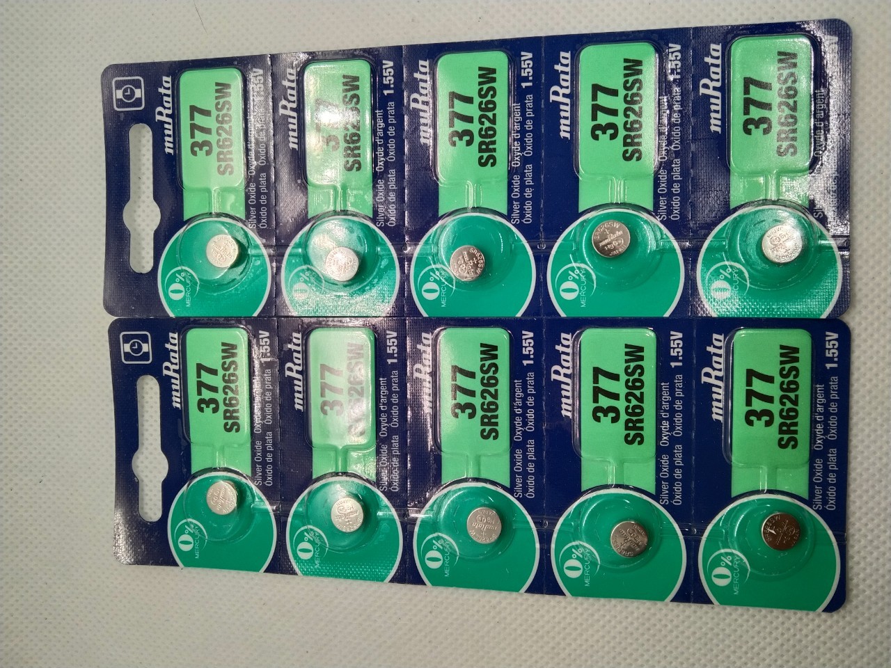 626 murata (sony) (377) ถ่านนาฬิกายอดนิยม ไฟแรง ราคาถูกมาก ของแท้ 100 ...