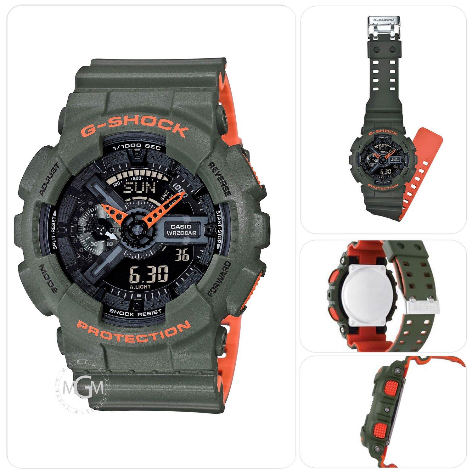 นาฬิกาCasio G-Shock GA-110LN Layered Neon colors series รุ่น GA-110LN ...