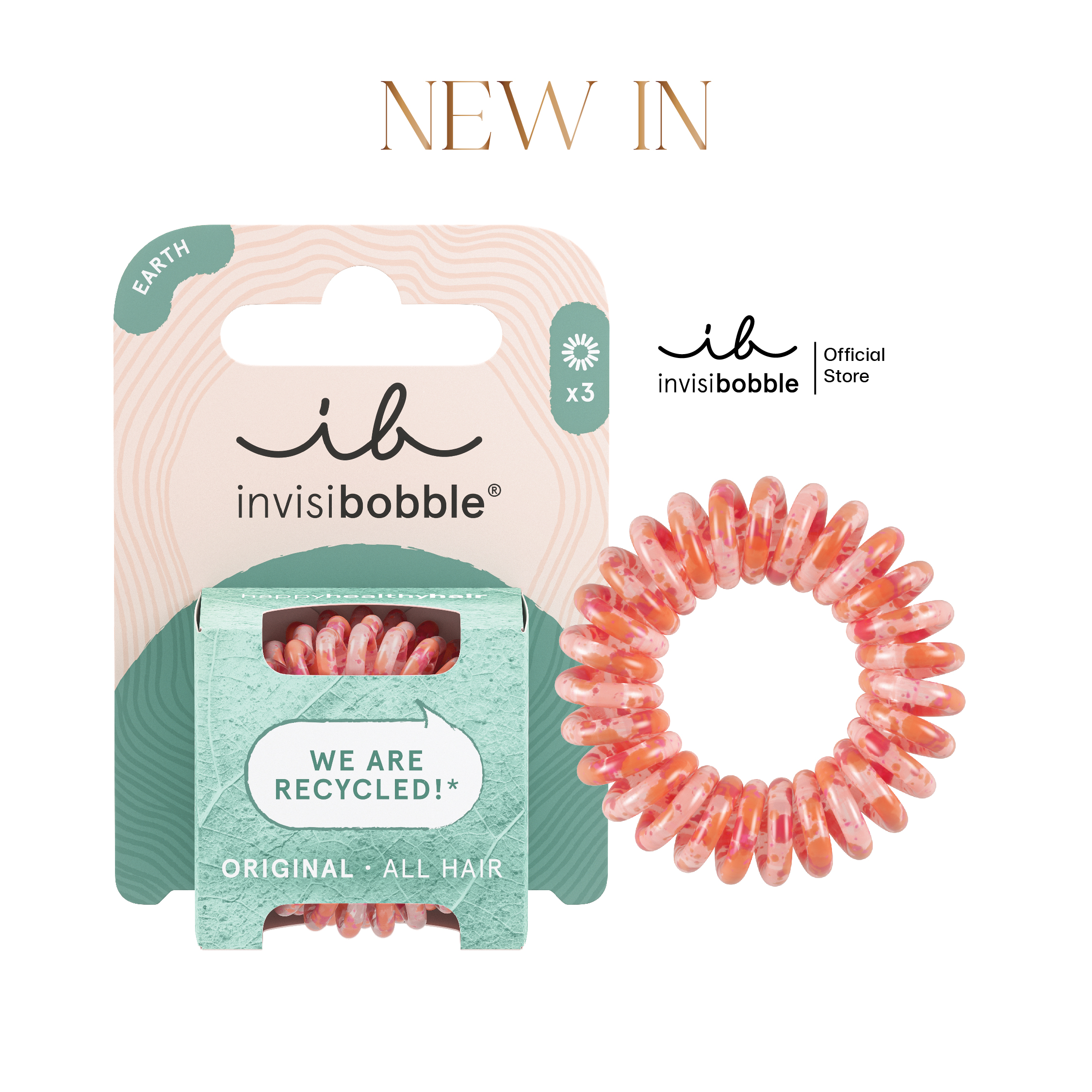 invisibobble ยางรัดผม รุ่น Power Be Visible 6pc (1 กล่องมี 6 ชิ้น ...
