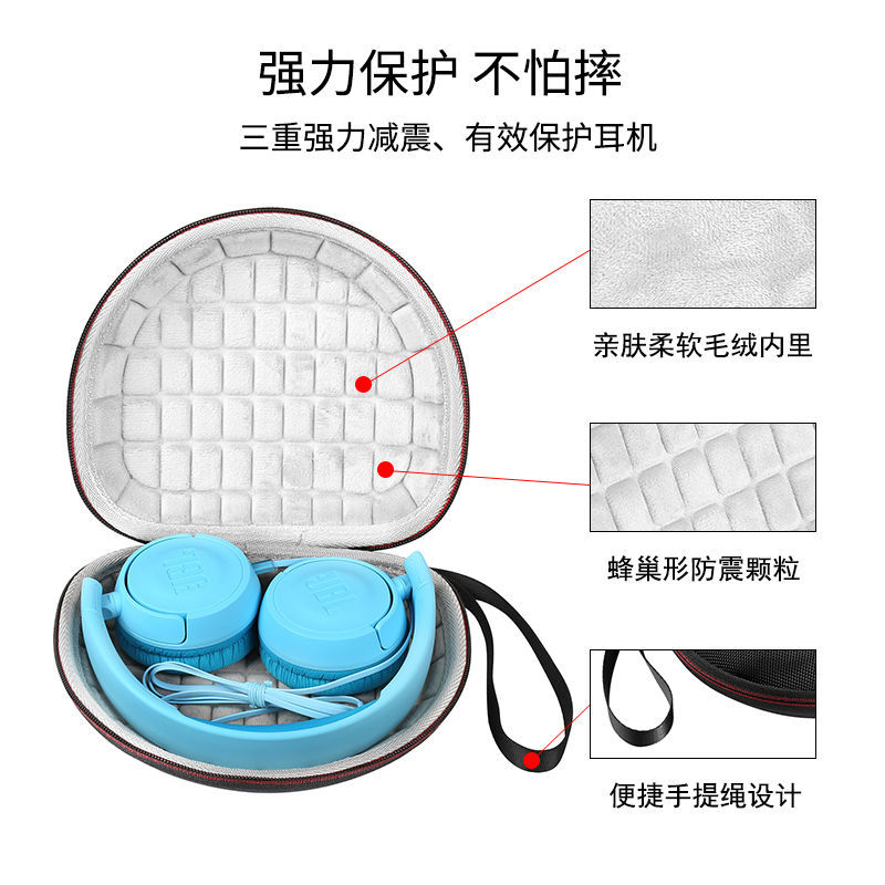 Applicable JBL JR300JR310BT Children's Wireless Headset Storage Bag ...