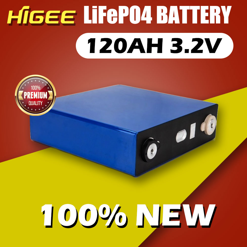 NEW 100 HIGEE แบตเตอรี่ 120 ah 120ah ลิเธียม lithium ion Lifepo4 3.2V ...