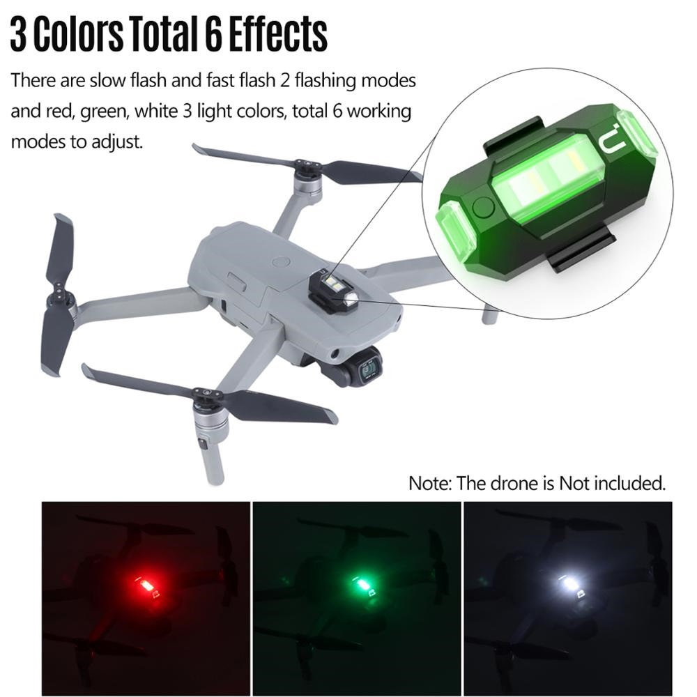 Ru Ulanzi Dr-02 Mini Drone Strobe Light 3 Light Color 9 Lignting Lightweight battery Anti ...