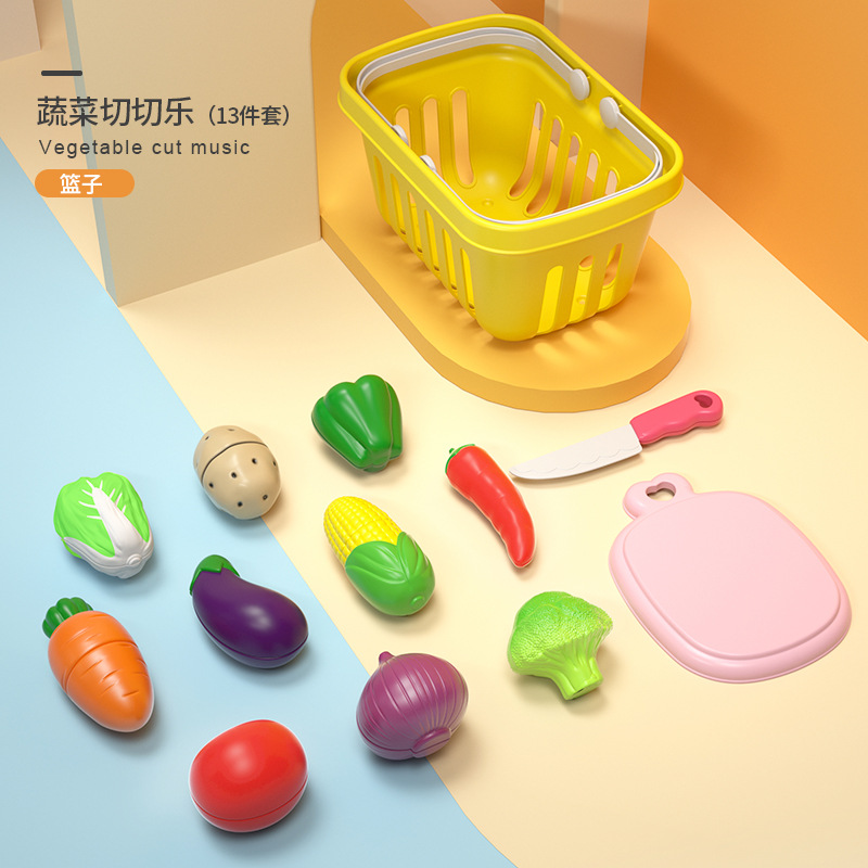 ชุดของเล่น HUANGER Sliceable Fruit & Vegetable Play Set ผัก ผลไม้ | Lazada.co.th