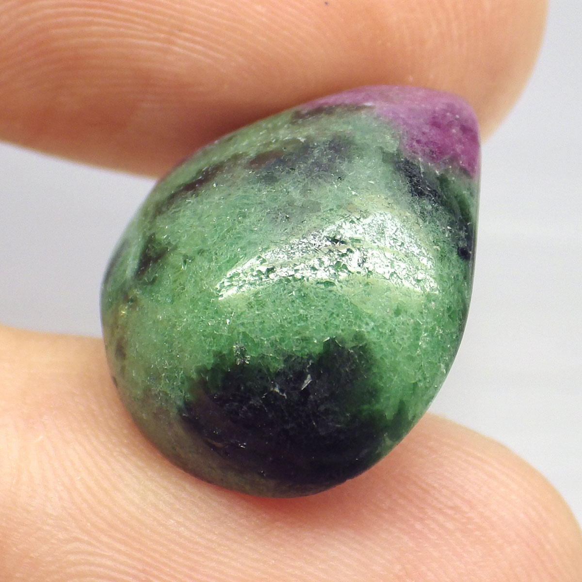 พลอย ซอยไซต์ ธรรมชาติ ดิบ แท้ ( Unheated Natural Ruby Zoisite ) น้ำหนัก 14.50 กะรัต - Metee G ...