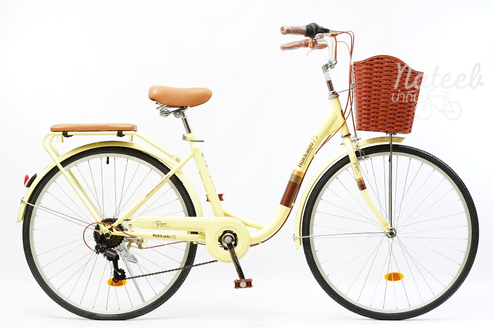 จักรยานแม่บ้านมีเกียร์ Tiger HOKKAIDO 7S - NATEEB BIKE - ThaiPick