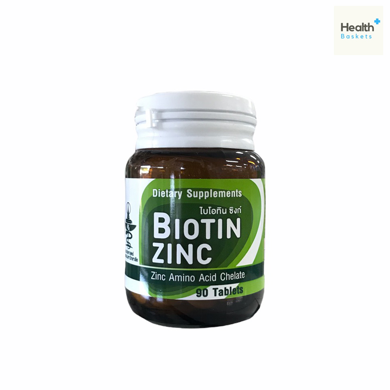 Biotin Zinc ไบโอติน ซิงก์ คณะเภสัช จุฬา มีส่วนช่วยคงสภาพเล็บ ผม ผิวหนัง ...