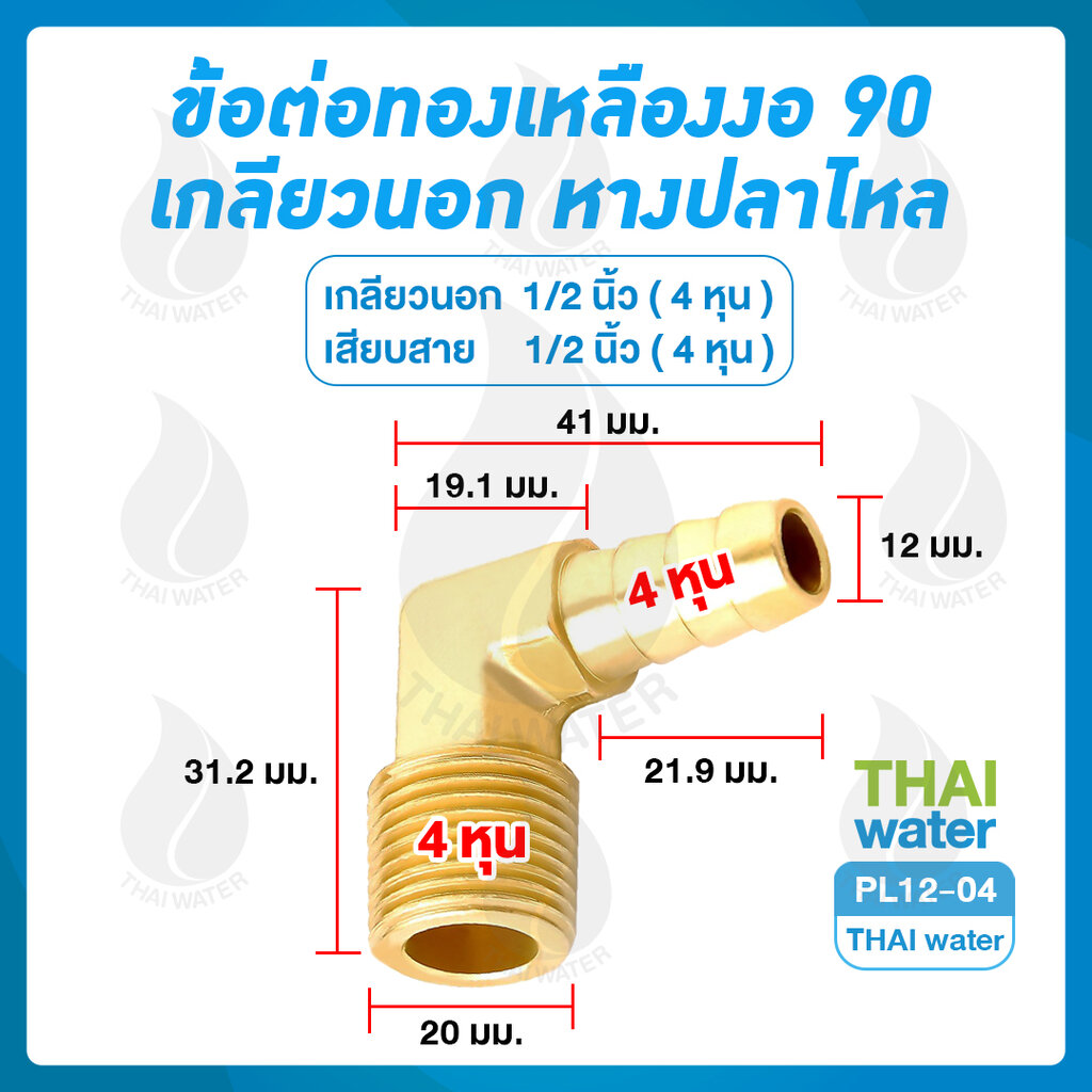 [ 3ชิ้น ] ปลั๊กเหล็ก 2 Pin ต่อสาย PL12-JW-02 ขนาด 12มิล - SPE Banmoh ...
