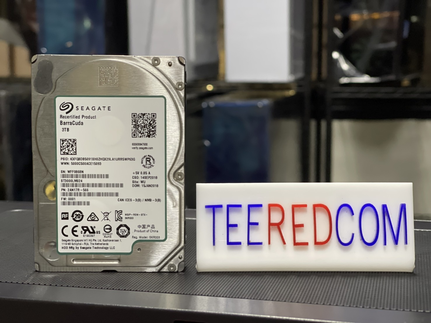 HDD มือ1 3TB Notebook ฮาร์ดดิสก์ โน๊ตบุ๊ค 2.5 มือ1 Seagate BarraCuda 3TB Internal Hard Drive HDD ...