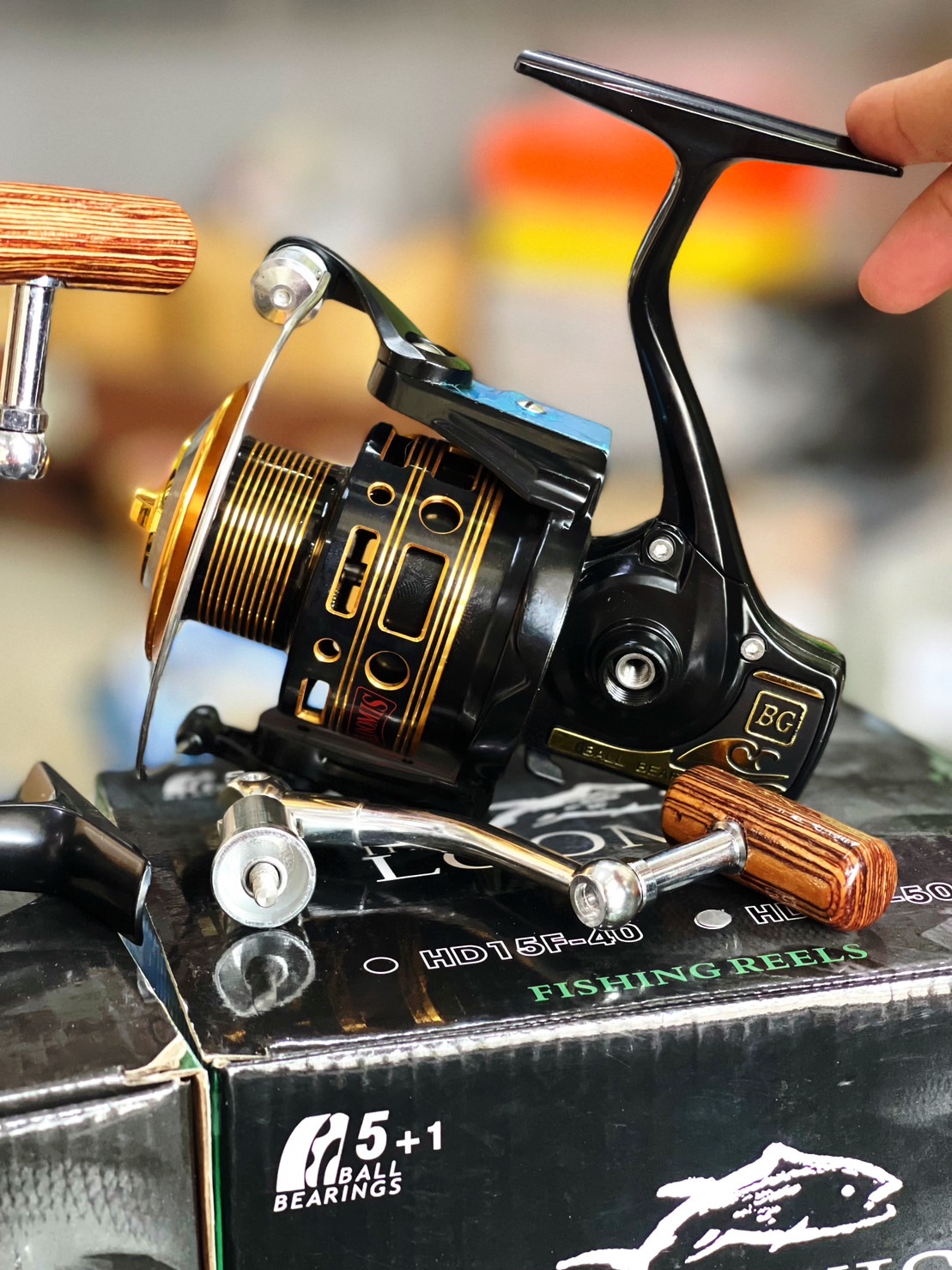 รอกสปินหน้าดิน Loomis BG แขนเกลียว 5+1 Ball | Lazada.co.th