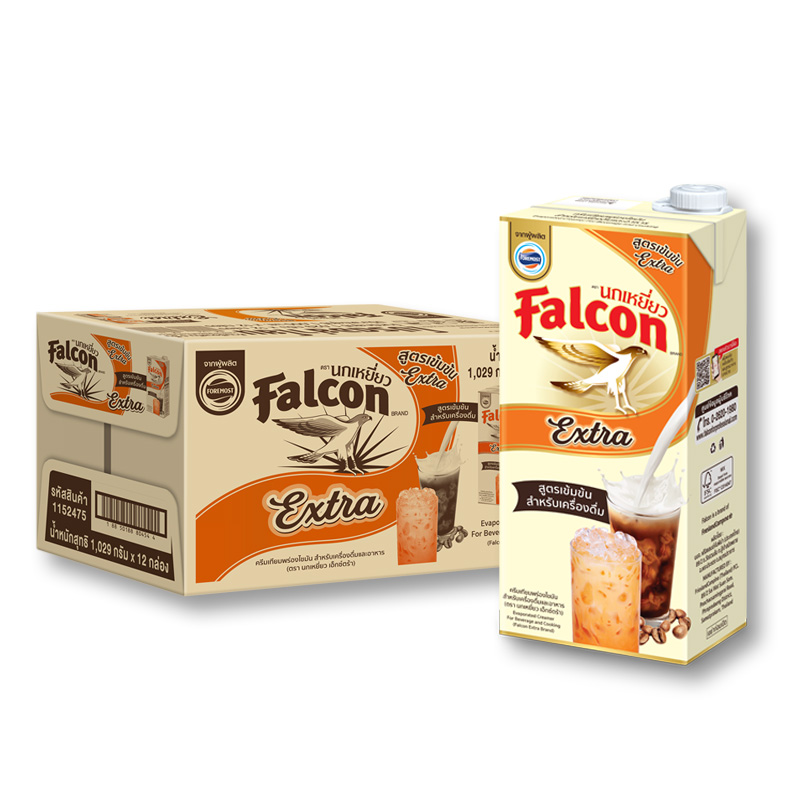 ราคาพิเศษ! นกเหยี่ยว เอ็กซ์ตร้า ครีมเทียมพร่องไขมัน 1000 มล. x 12 กล่อง ...