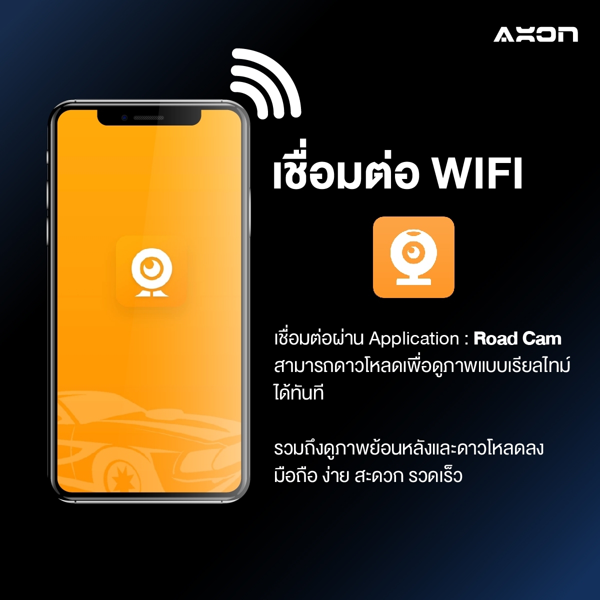 [รุ่นใหม่ล่าสุด] Axon F1 Pro Dash Cam 4K + กล้องหลังกันน้ำ จอสัมผัส ...