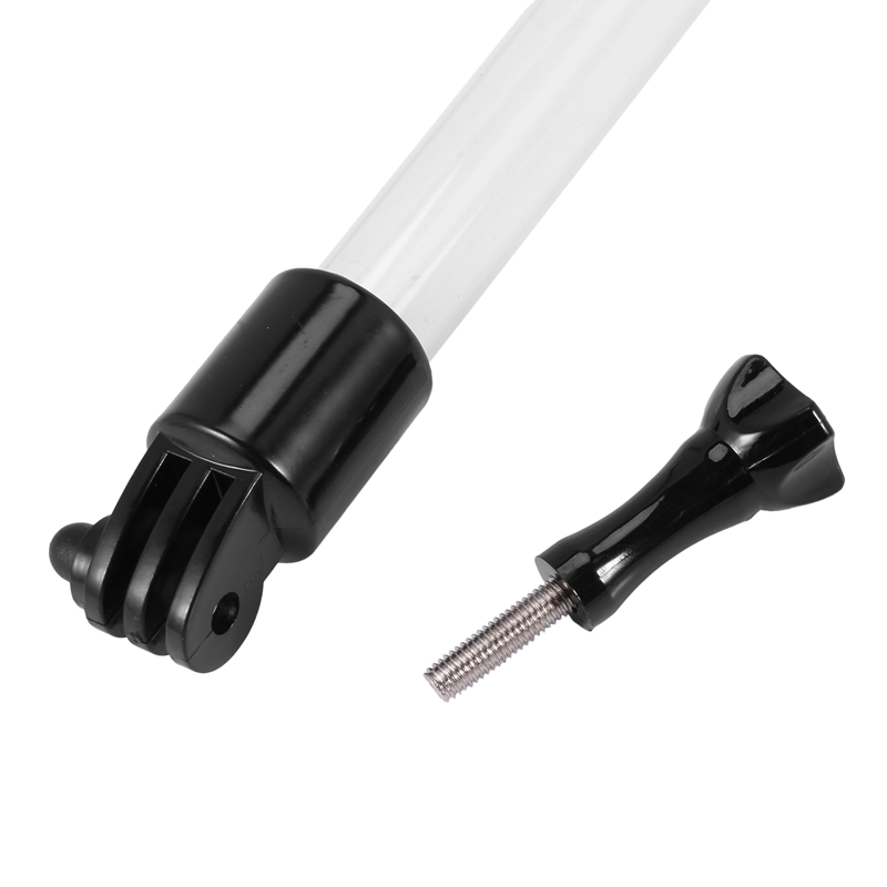 Waterproof Selfie Stick for GoPro Extendable Transparent Floaty Pole ...