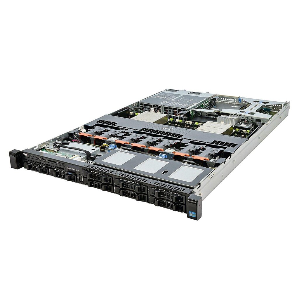 Dell Server R620 Cpu e5-2630v2 Ram 128 SAS 600 x4 Power 7502 มาพร้อมขา ...