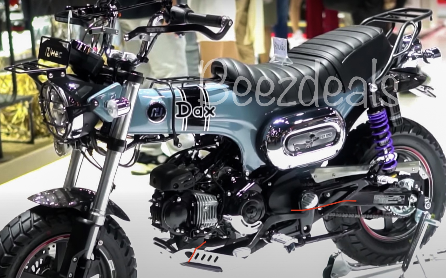 GCRAFT เบาะแต่ง จีคราฟท์ Honda Dax 125 - beezdeals - ThaiPick