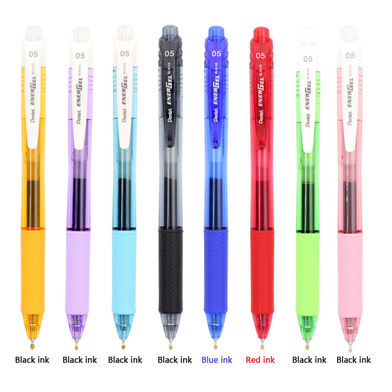 202112pcsBox Japan Pen BLN-105 Gel Pens 0.5mm Smooth Ink Writing ...