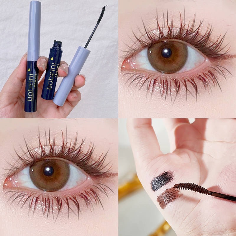 พร้อมส่งในไทยbobeiniมาสคาร่าจิ๋ว3D กันน้ำ ปัดแล้วขนตายาว งอน เด้ง กัน ...