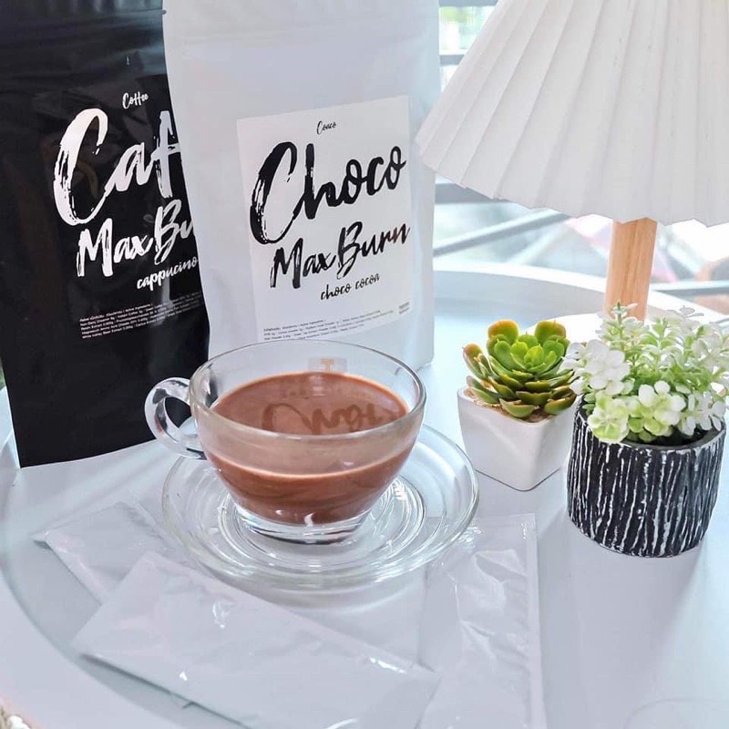 Max Burn ชงอิ่มพี่หนิง มี2รสชาติ กาแฟ โกโก้ คุมหิวอิ่มนาน ลดทานจุกจิก ...