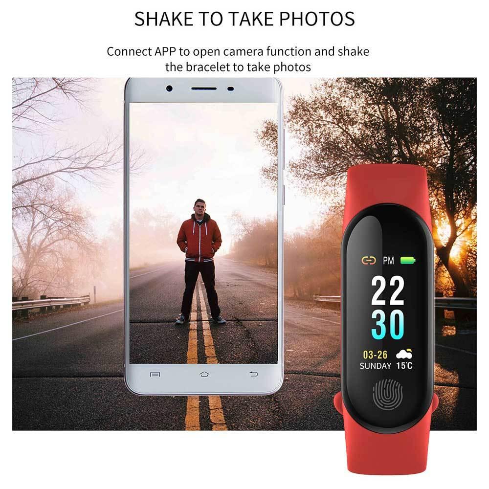 M2 SMART BAND กำไลอัจฉริยะเพื่อการออกกำลังกาย วัดความดันโลหิต เครื่อง ...