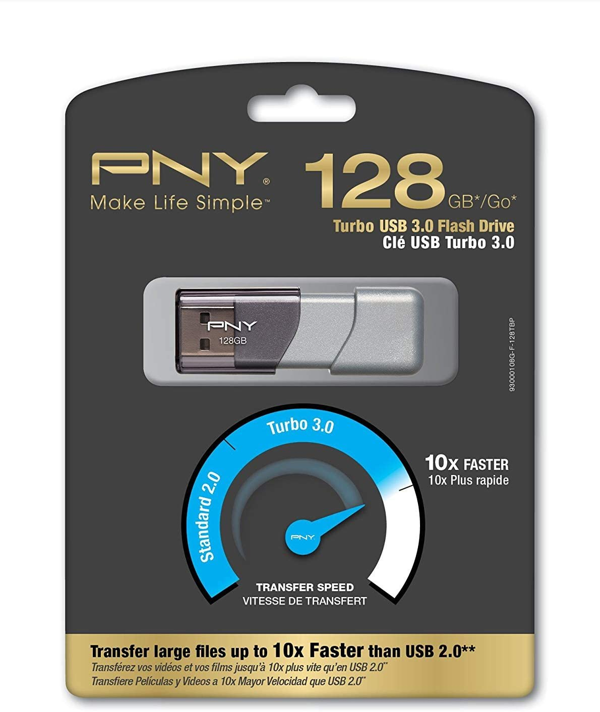 PNY USB 3.0 Flash Drive Elite Turbo Attache 3 Two Pack Bundle with (1) Everything But Stromboli ...