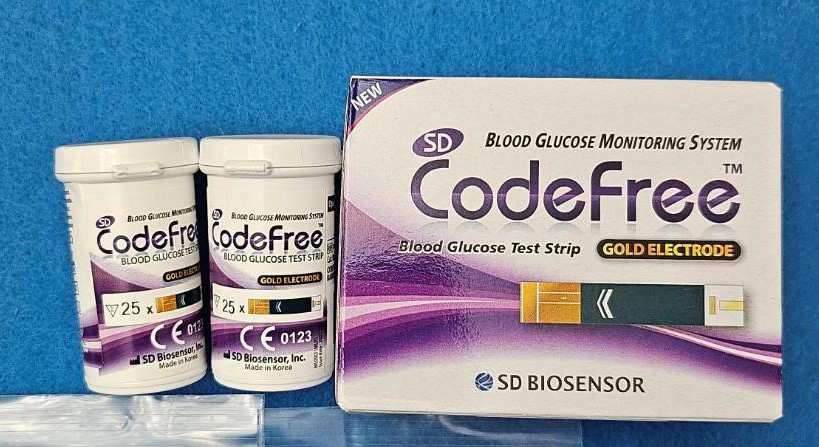 แผ่นตรวจน้ำตาล Sd CodeFree จากเกาหลีใต้ 25-50 แผ่น | Lazada.co.th