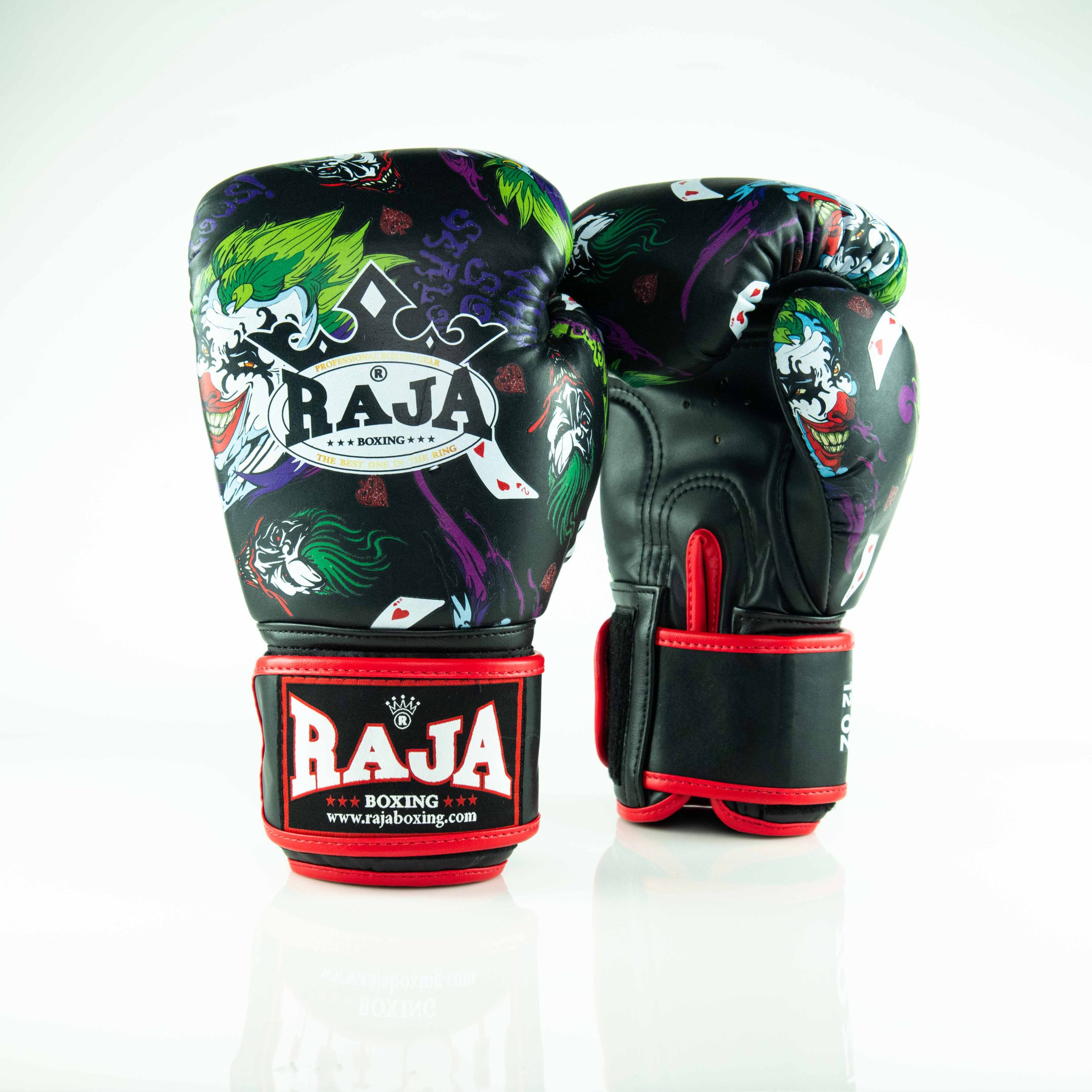 นวมชกมวย Raja Boxing โจ๊คเกอร์ ของแท้ 100 จาก ราชาบ๊อกซิ่ง Semi Leather ...