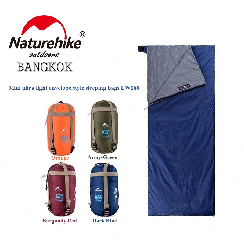 Naturehike Mini ultra light envelope style sleeping bags LW180 ...