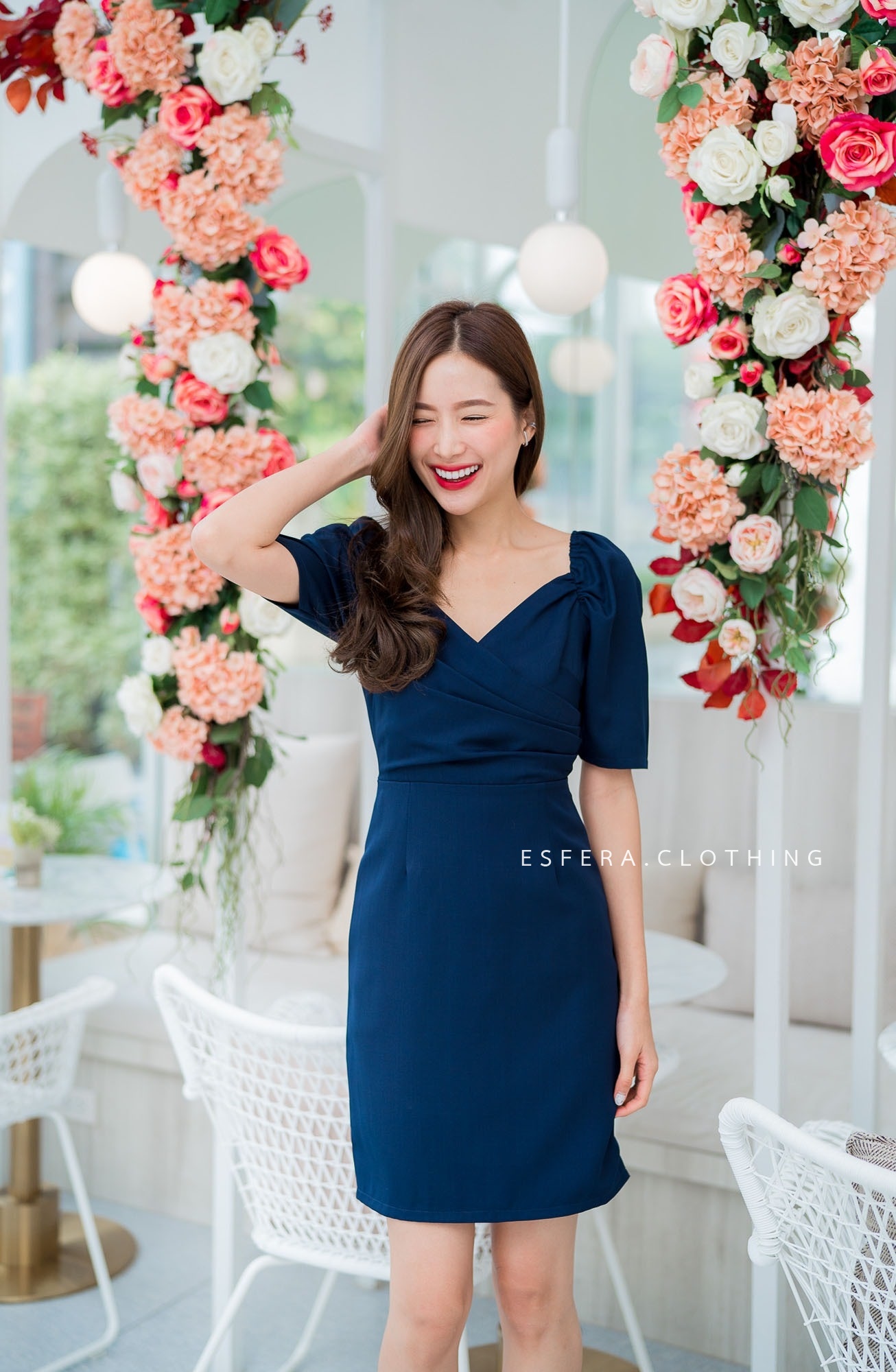 เดรสออกงาน เดรสทำงาน DR037-1 Herria Anna Dress - ESFERA - ThaiPick