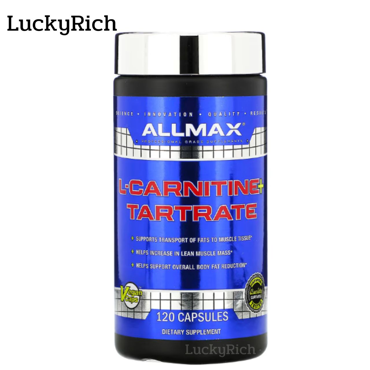 [exp2024] ALLMAX Nutrition L-Carnitine + Tartrate 120 Capsules | Lazada ...