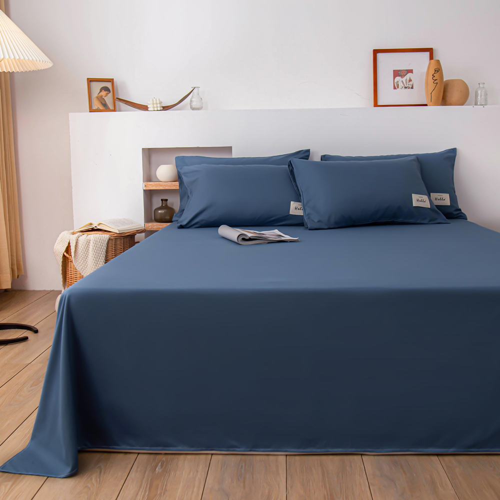 Cotton Bed Sheet Cover Solid King Queen Twin Size Bed Sheets Beds ...