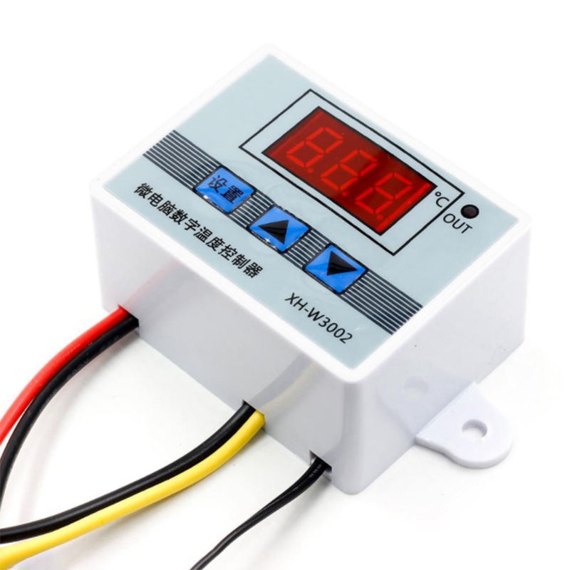 XH-W3002 220V Digital LED Temperature Controller 10A Thermostat Control Switch Probe with ...