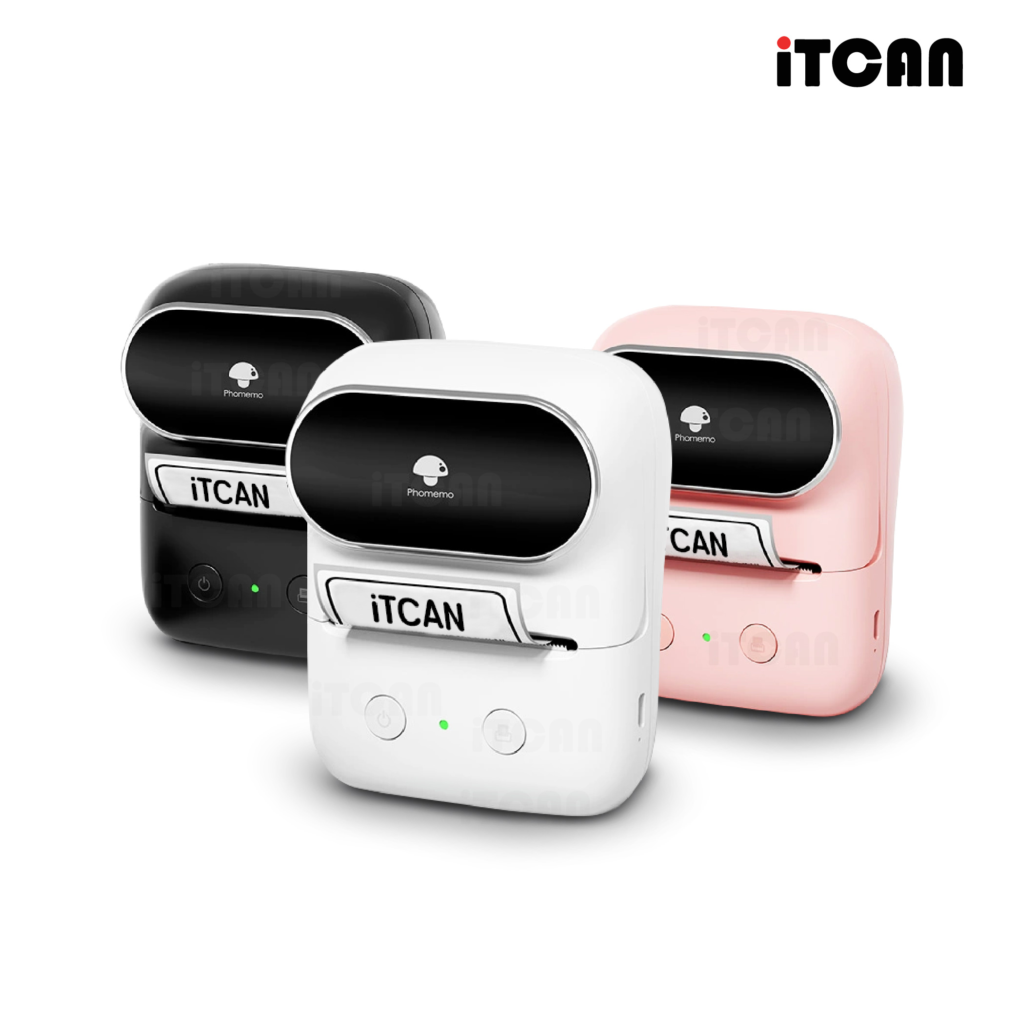 iTCAN เครื่องปริ้นฉลากความร้อน Phomemo M108 เครื่องปริ้นพกพา ปริ้นสติ๊กเกอร์ Bluetooth Lable ...