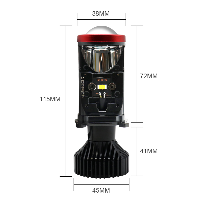 ล็อตใหม่ล่าสุด????ไฟหน้าLED Mini Projector รุ่น Y8-R ขั้ว H4รุ่นใหม่ปี1 ...