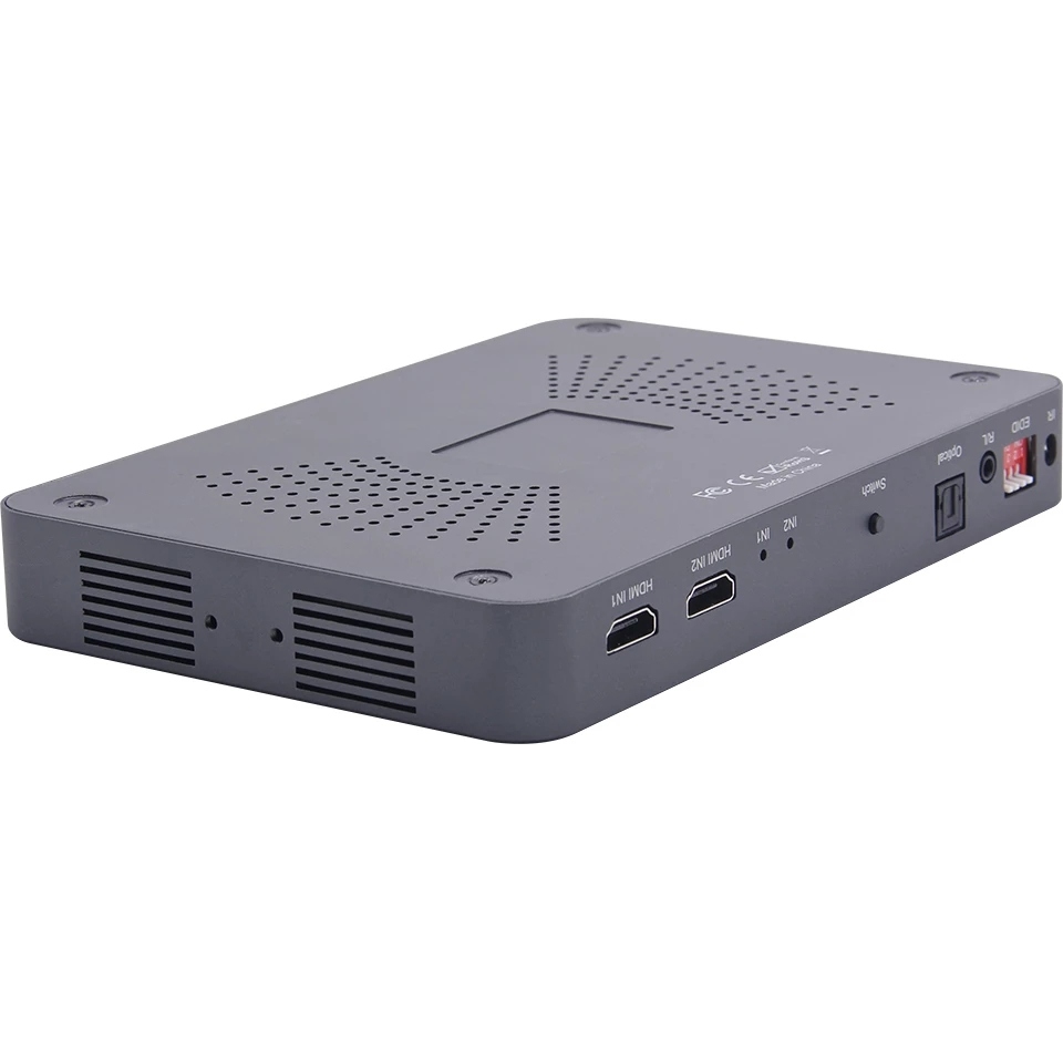 4K 100M 2x6 HDMI Extender Switch Splitter Audio Video Converter 1080P ...
