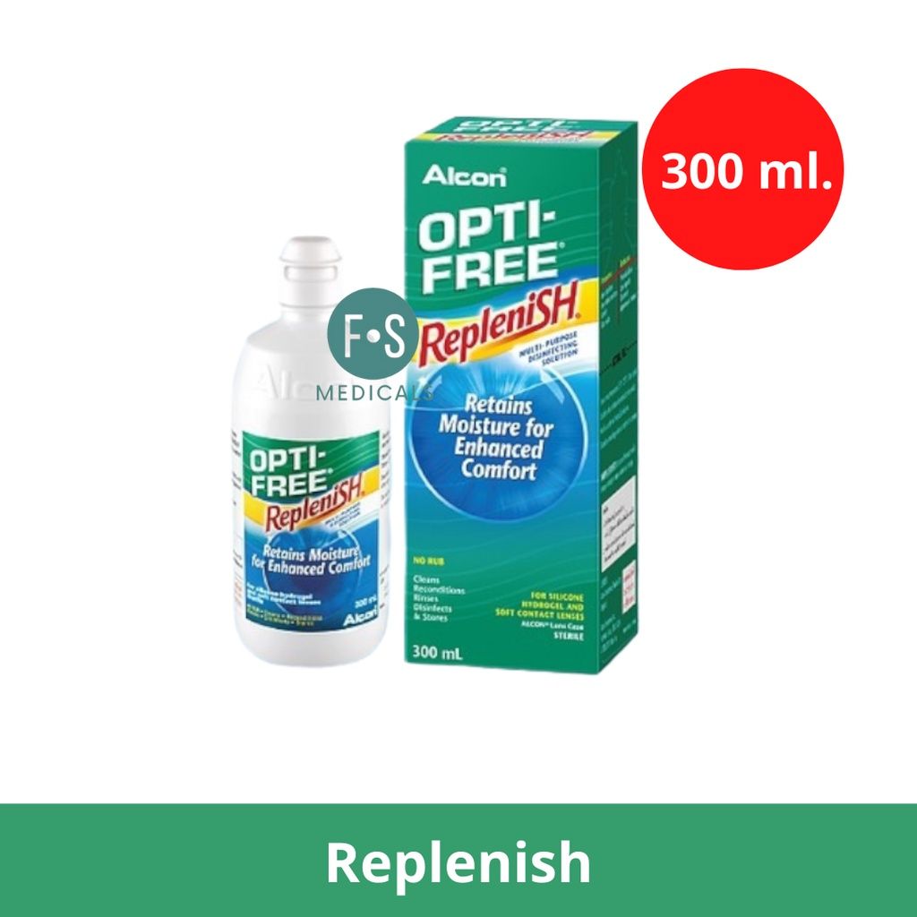 OPTI-FREE Replenish Pure Moist Aldox อัลคอน ออพติ-ฟรี เพียว มอยซ์ รีเพ ...