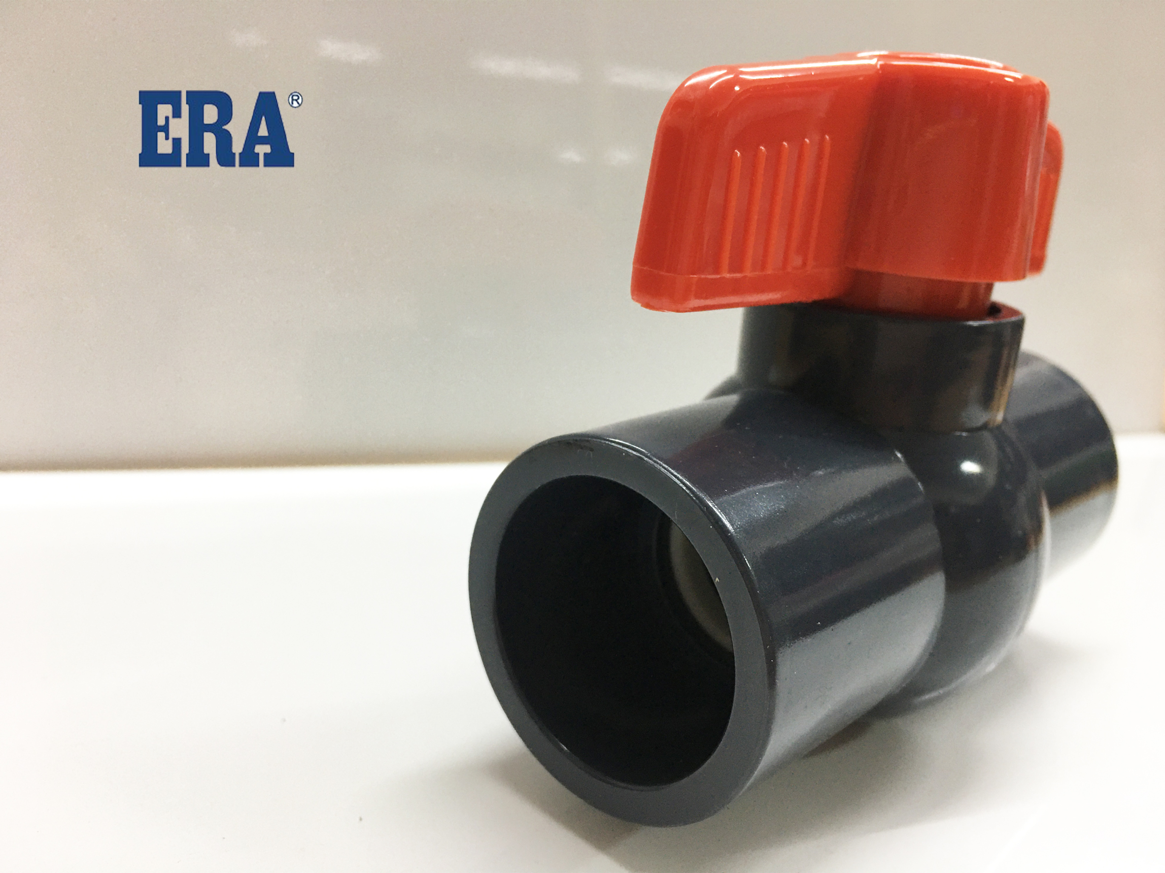 UPVC ERA Ballvalve Compact แบบสวม Socket บอลวาล์วยูพีวีซีERA ขนาด 1-1/2 ...